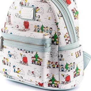 Loungefly | Bags | Loungefly Happy Holidays Mini Backpackpeanuts | Poshmark